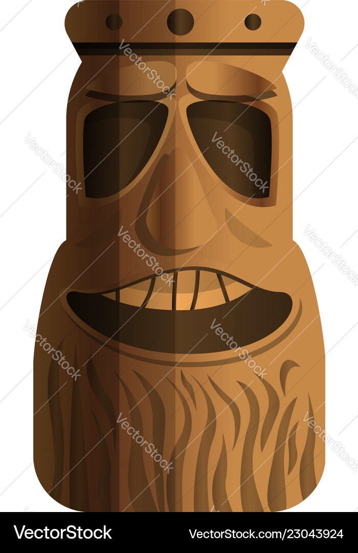 Sculpture idol icon cartoon style Royalty Free Vector Image