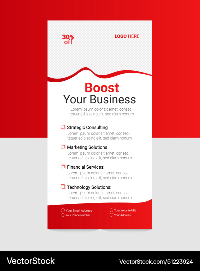 Unlocking success business flyer design Royalty Free Vector