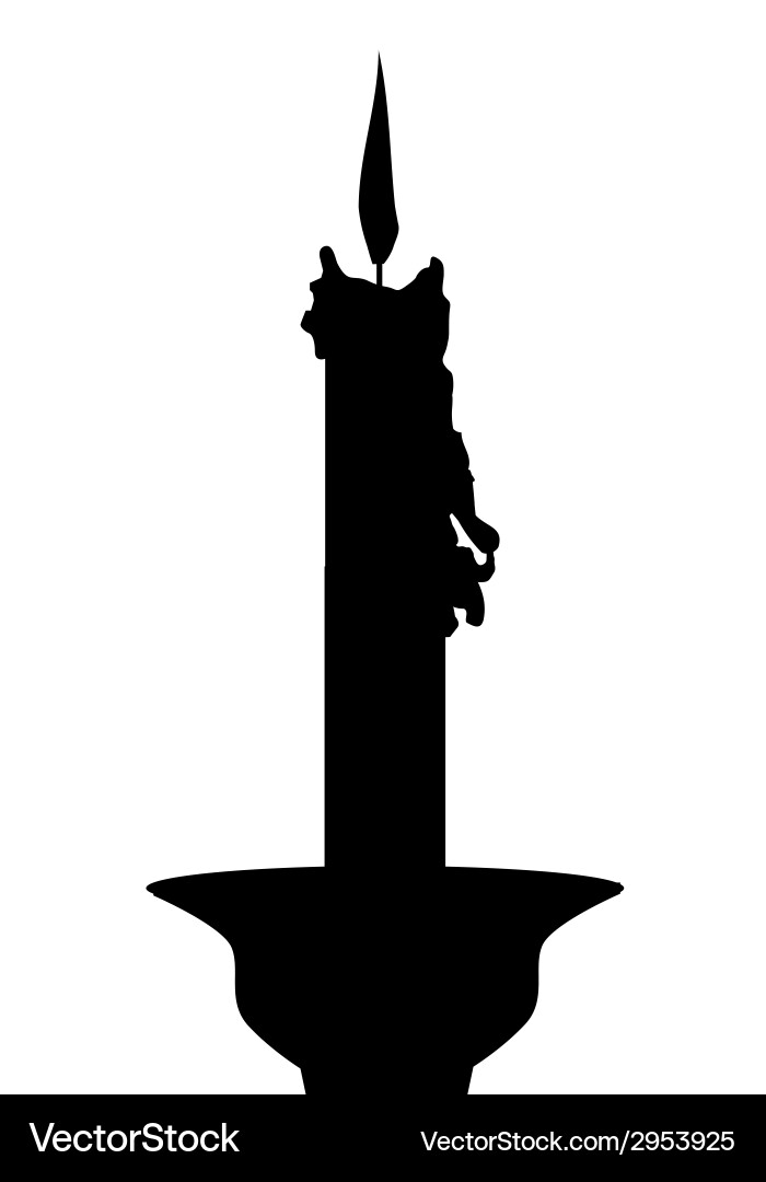 Candle Royalty Free Vector Image - VectorStock