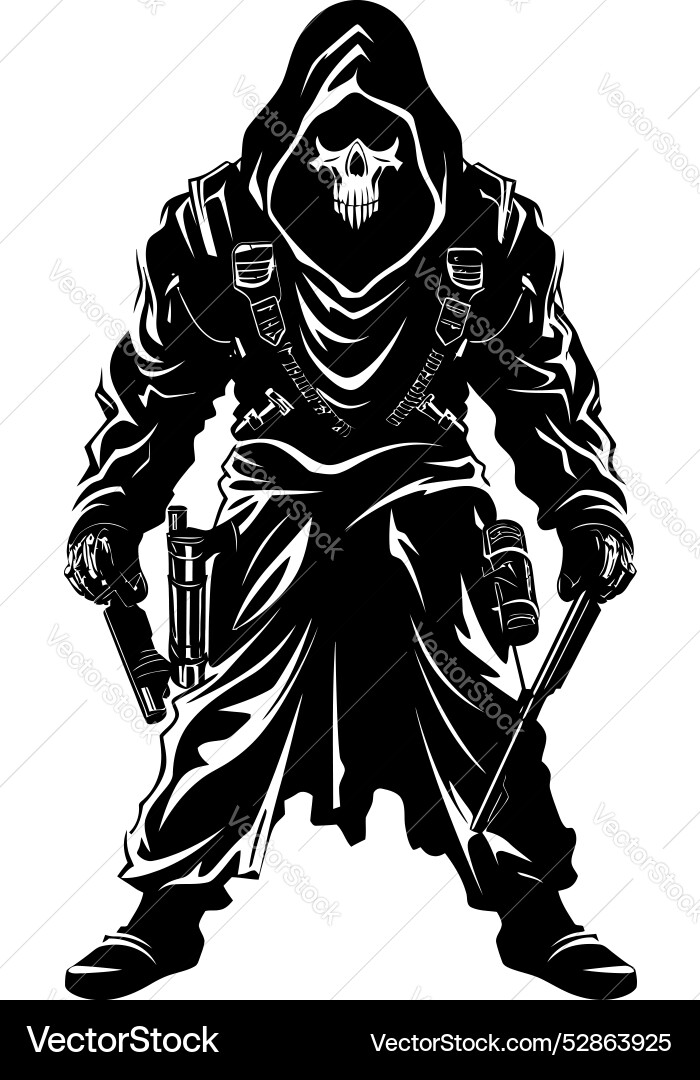 Deaths legacy reaper weapon icon dread Royalty Free Vector