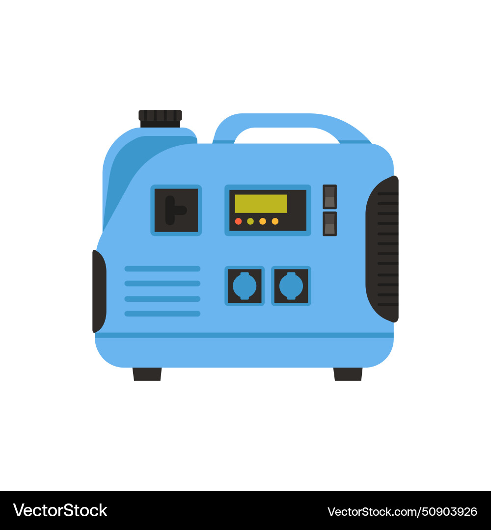 Electric generator technology Royalty Free Vector Image