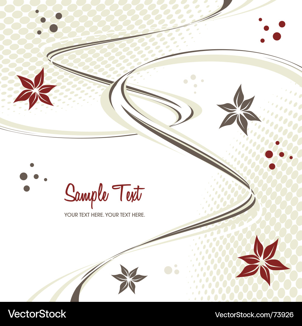 Floral Spring Wallpaper Royalty Free Vector Image