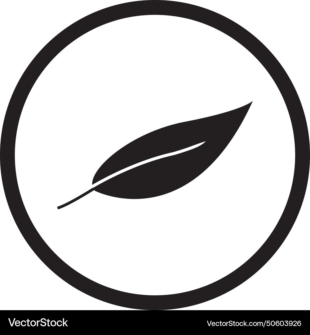 Light weight icon lightweight feather Royalty Free Vector