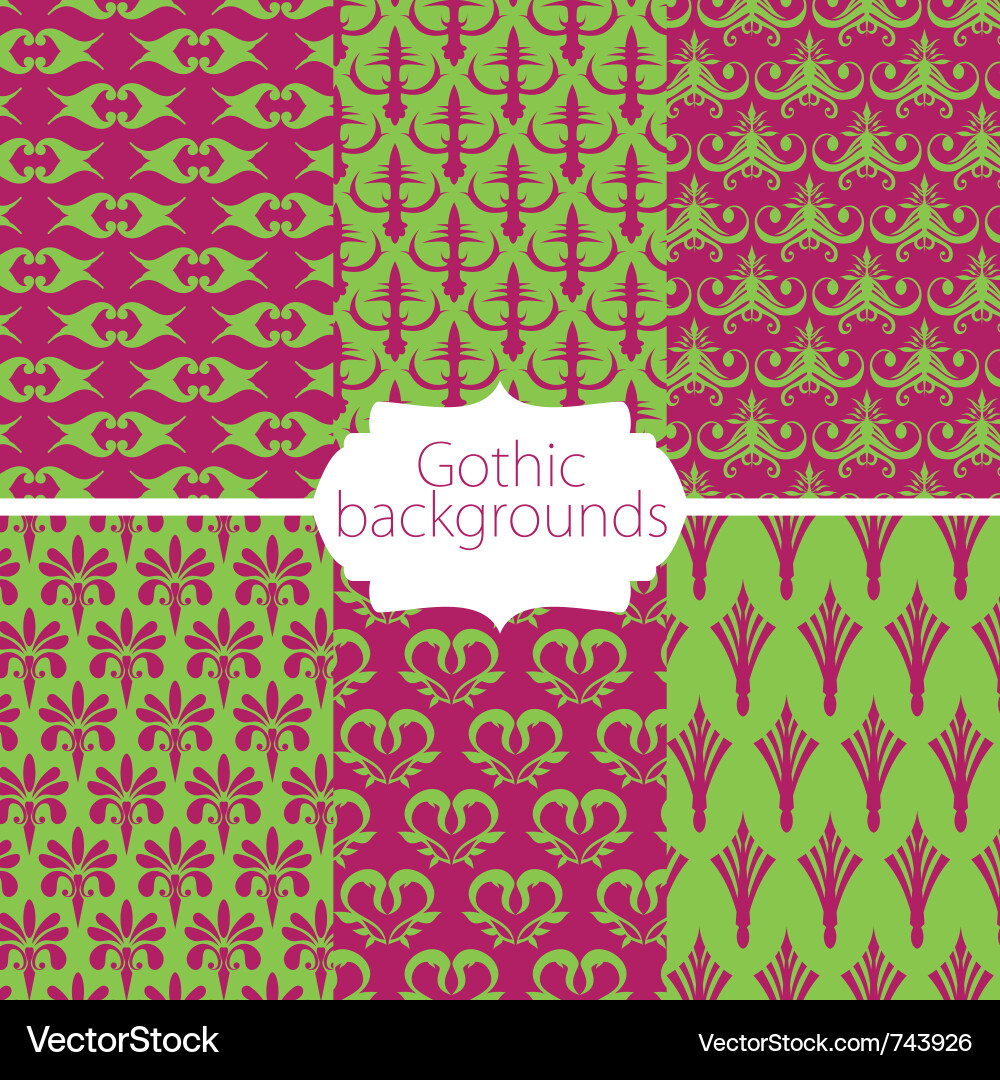 Vintage patterns Royalty Free Vector Image - VectorStock
