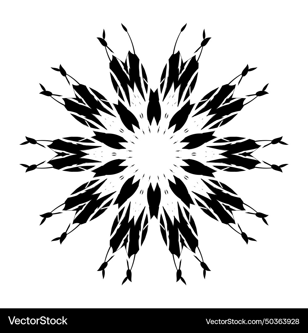 Black sun 0009 Royalty Free Vector Image - VectorStock