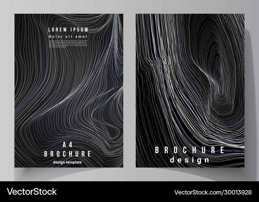 Layout a4 format modern cover Royalty Free Vector Image