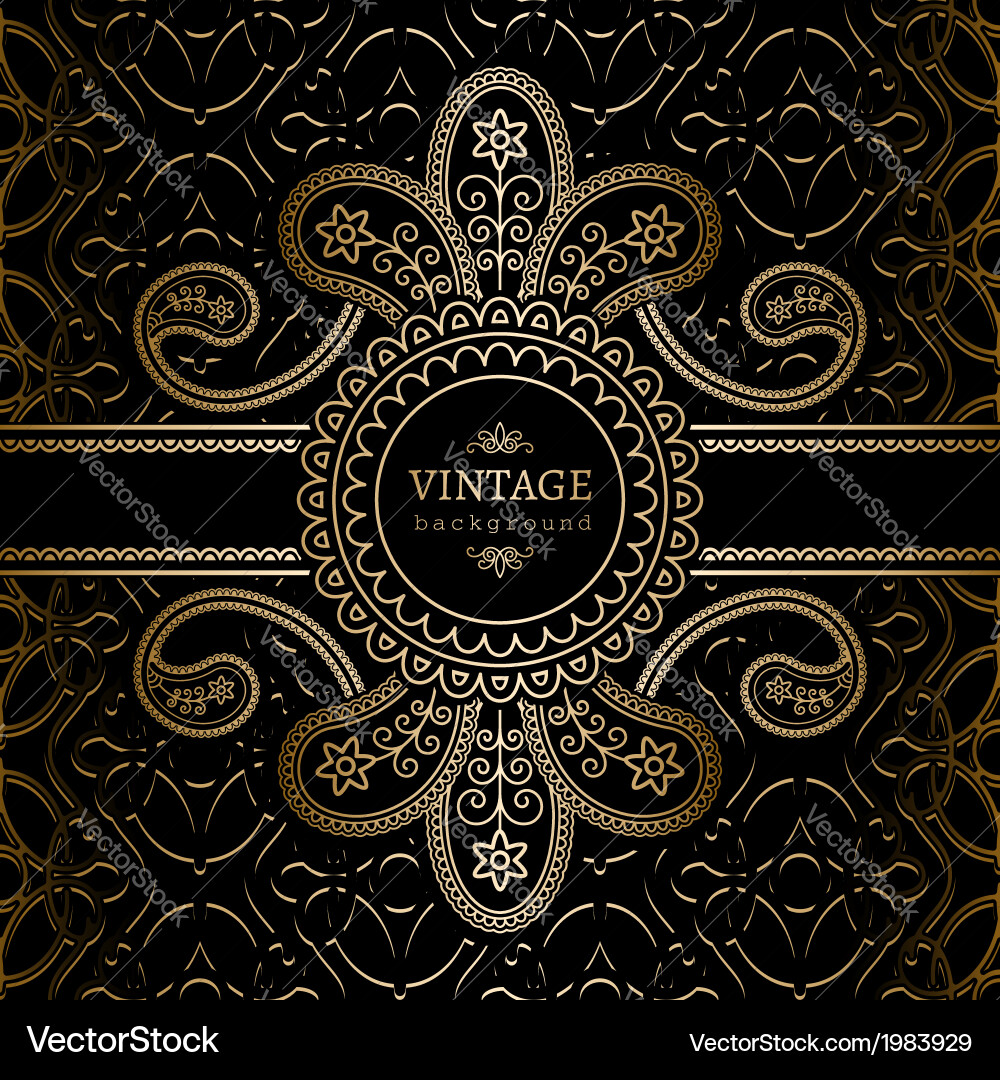 Gold background Royalty Free Vector Image - VectorStock