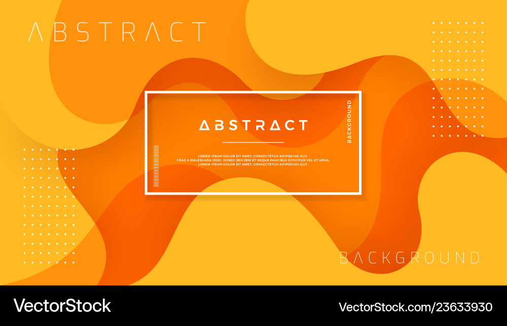 Dynamic textured orange background design Vector Image