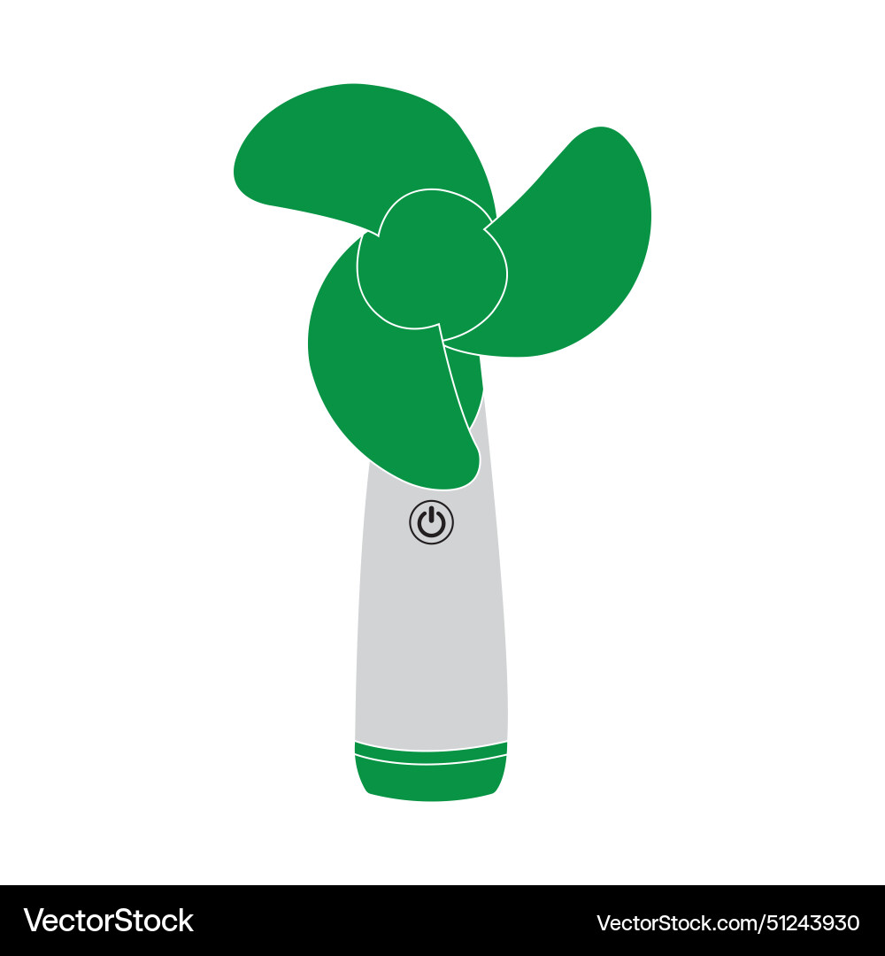 Electric hand fan icon Royalty Free Vector Image