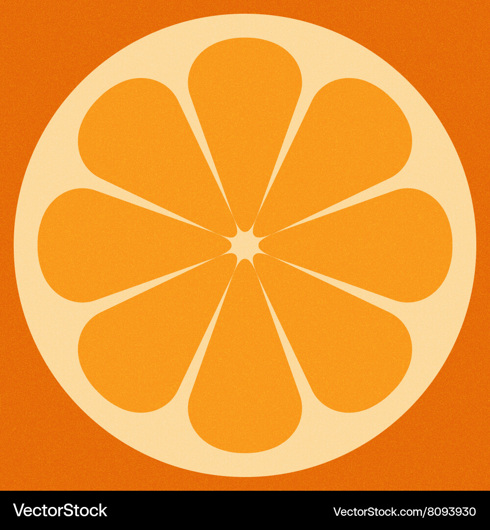 Orange surface Royalty Free Vector Image - VectorStock