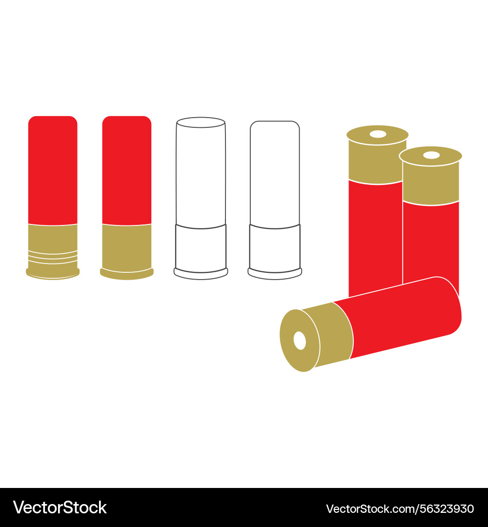 Shotgun schalen svg jagen monogram duck hun Vektorbild