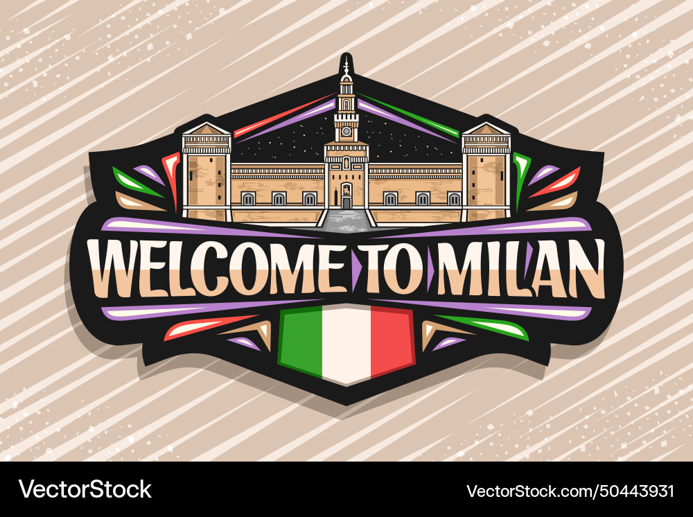 Logo for milan Royalty Free Vector Image - VectorStock