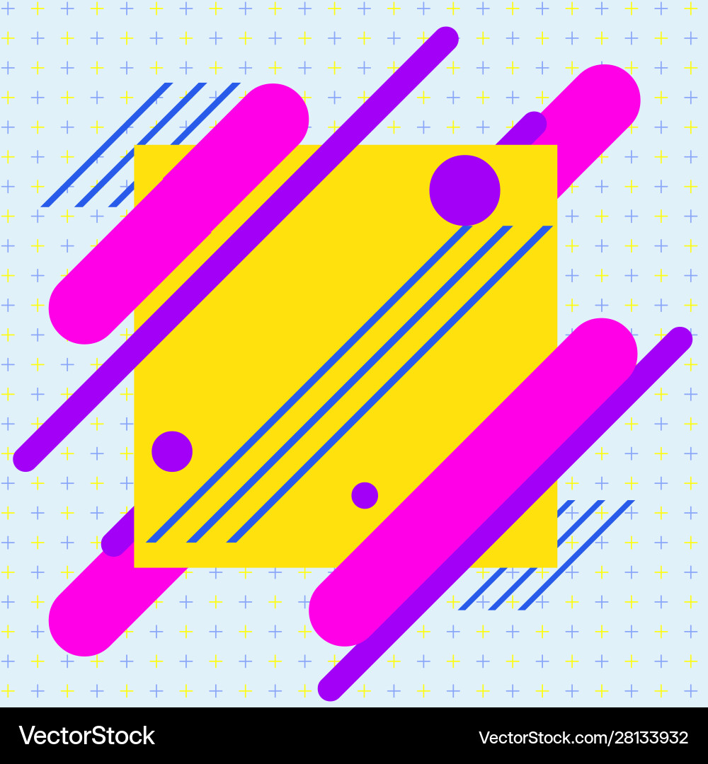 Asymmetrical unequal shaped form format Royalty Free Vector