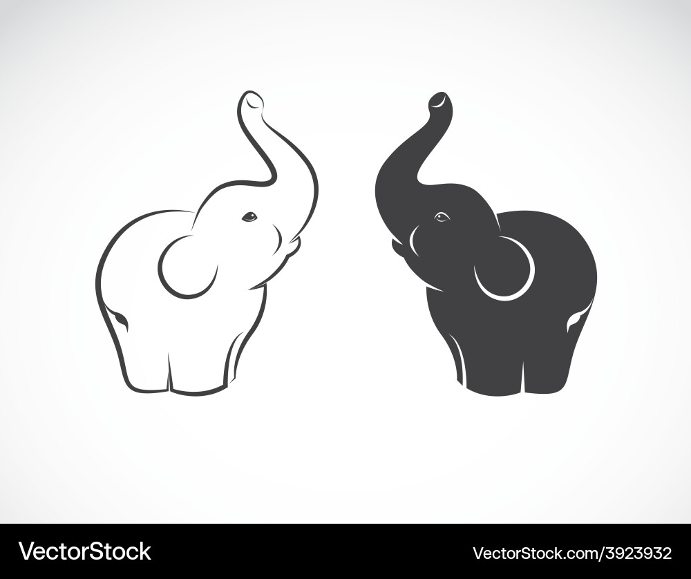 Image of an elephant design Royalty Free Vector Image