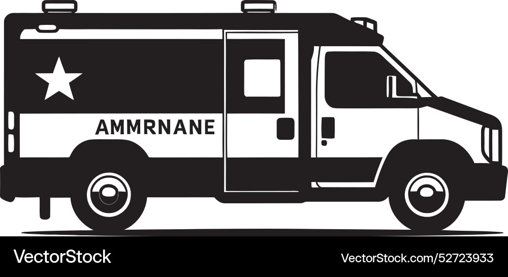 Ambulance code decoding emergency situations Vector Image