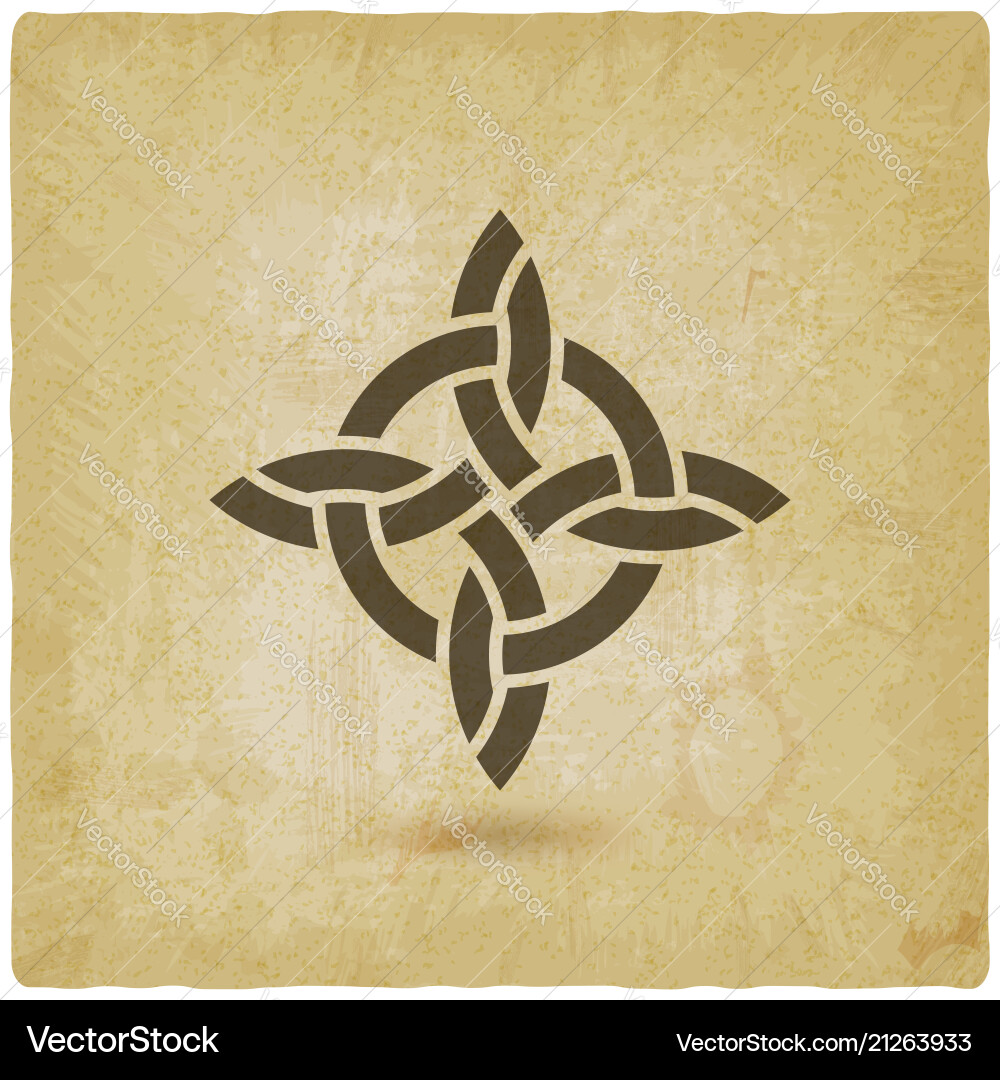 Interlocking Knot Symbol Royalty Free Vector Image