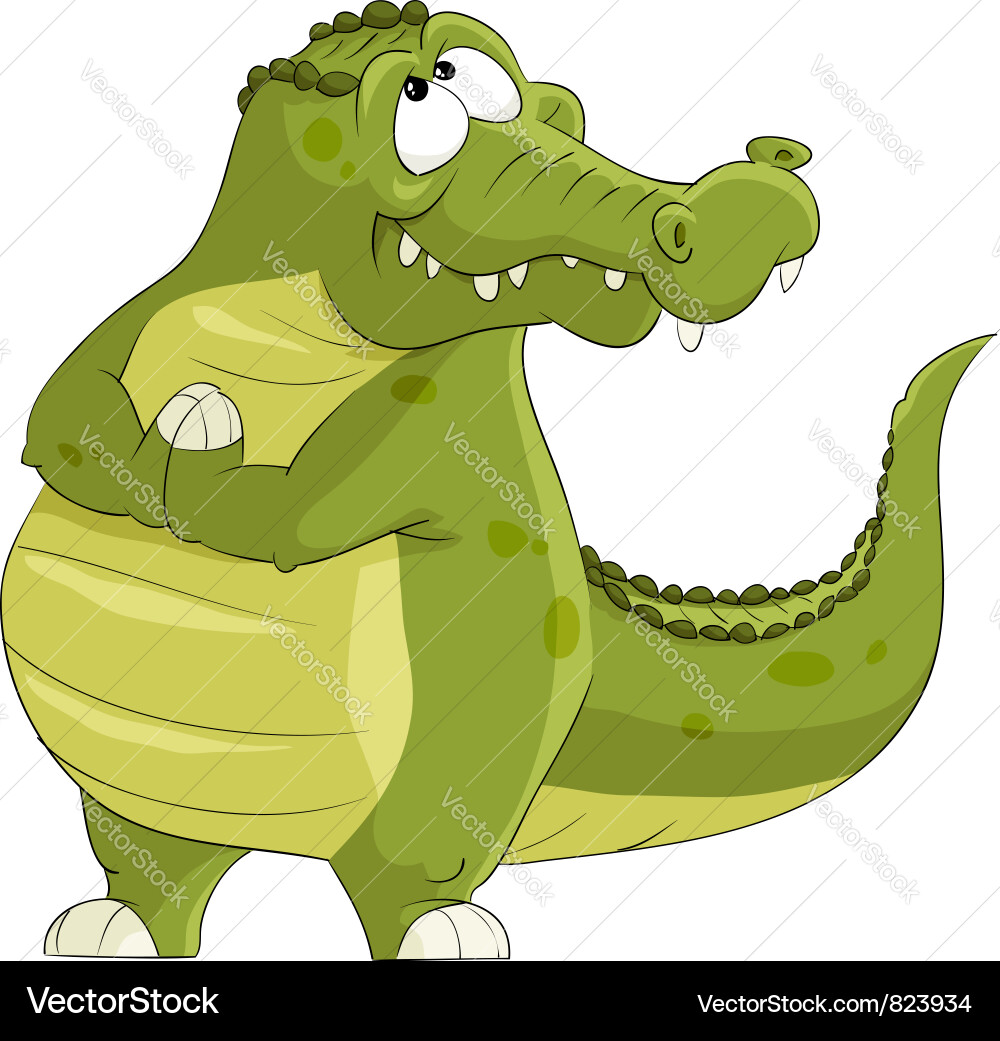 Crocodile Royalty Free Vector Image - VectorStock