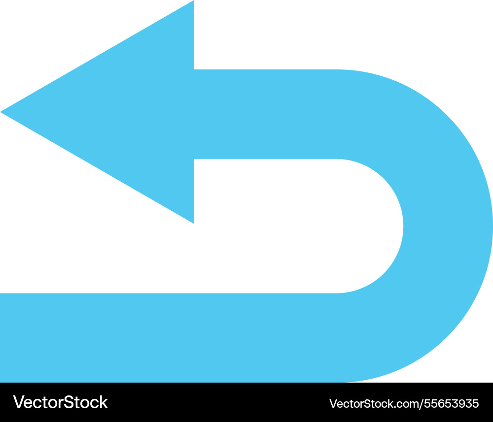 Arrow flat web icon concept Royalty Free Vector Image