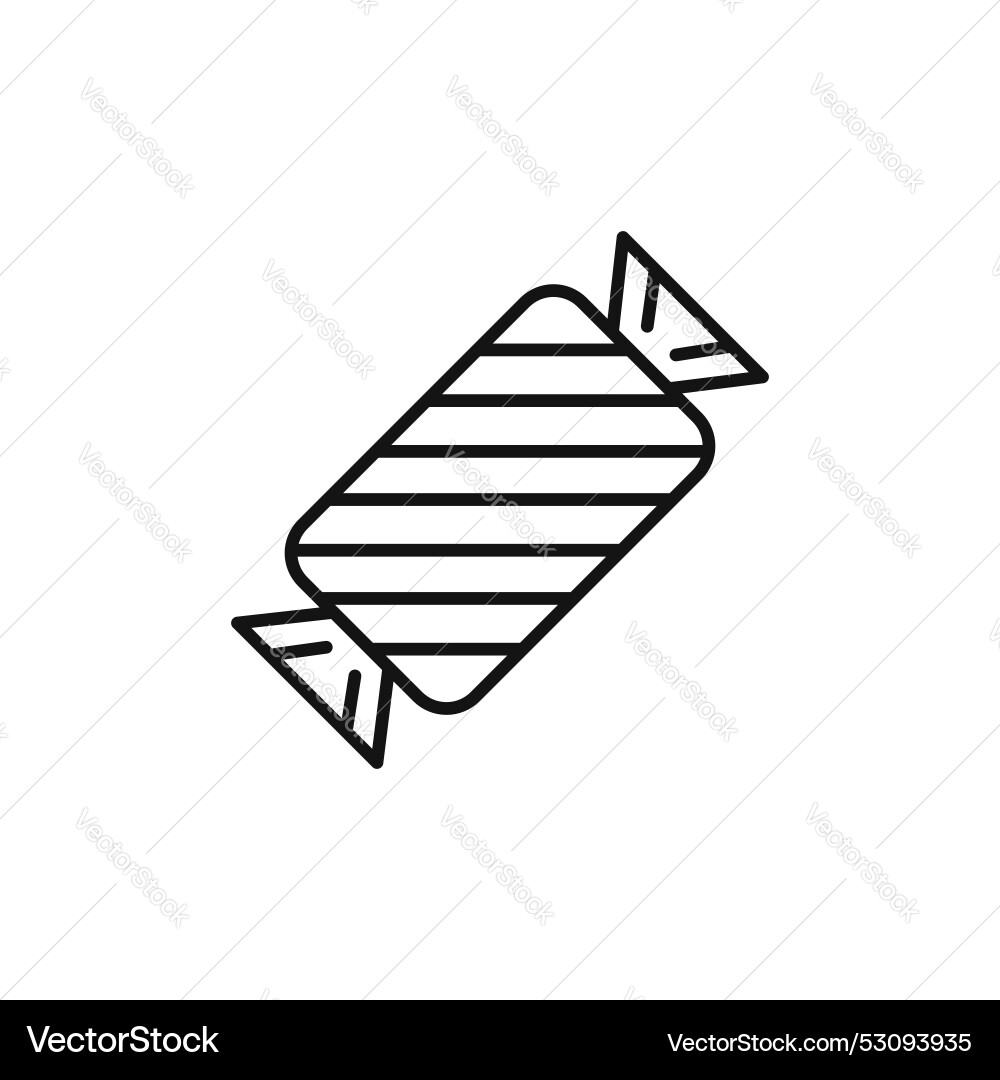 Candy-sweet icon isolated on white background Vector Image