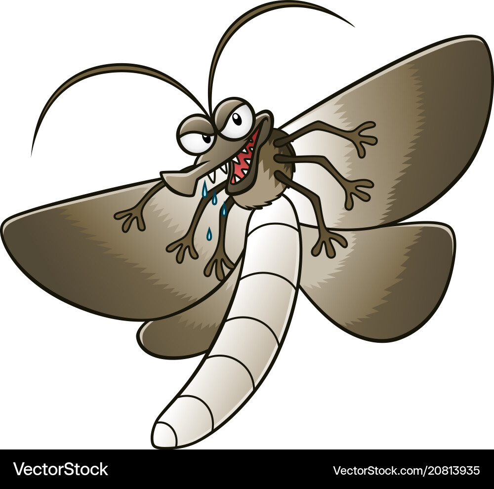 Cartoon moth Royalty Free Vector Image - VectorStock