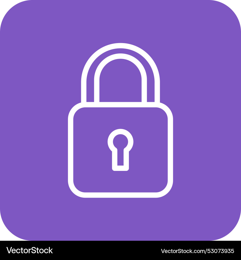 Padlock icon design Royalty Free Vector Image - VectorStock