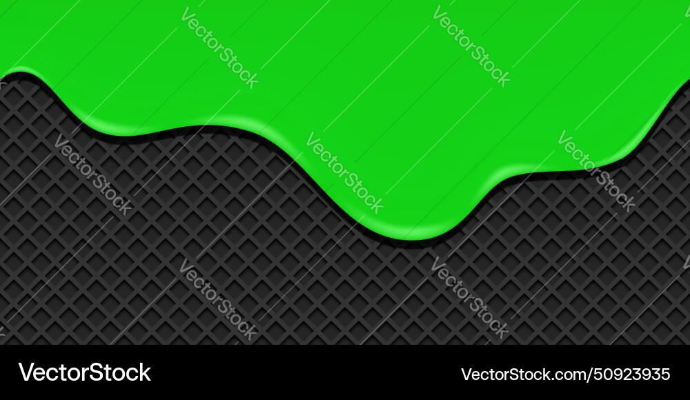 Seamless melted green substance Royalty Free Vector Image