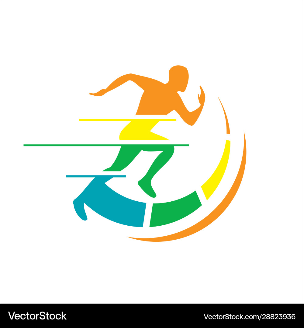 Running Man Logo Design