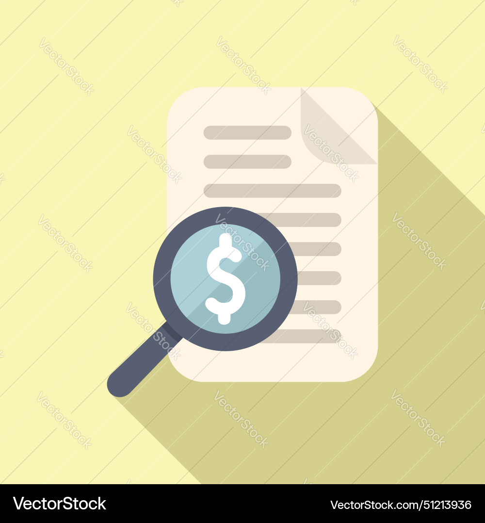 Apply collateral credit icon flat finance Vector Image