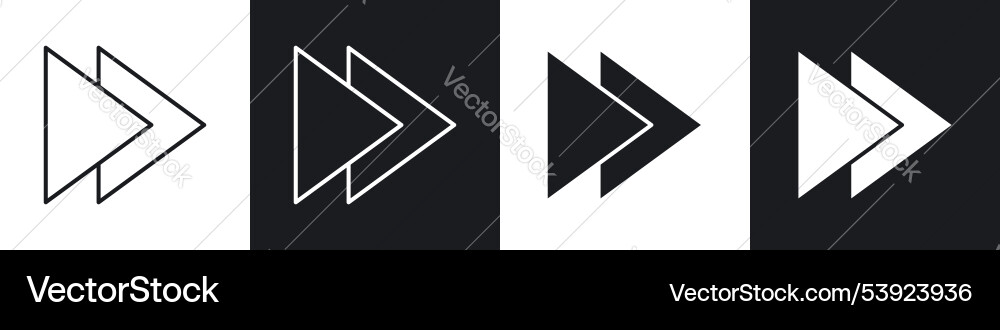 Forward icon Royalty Free Vector Image - VectorStock