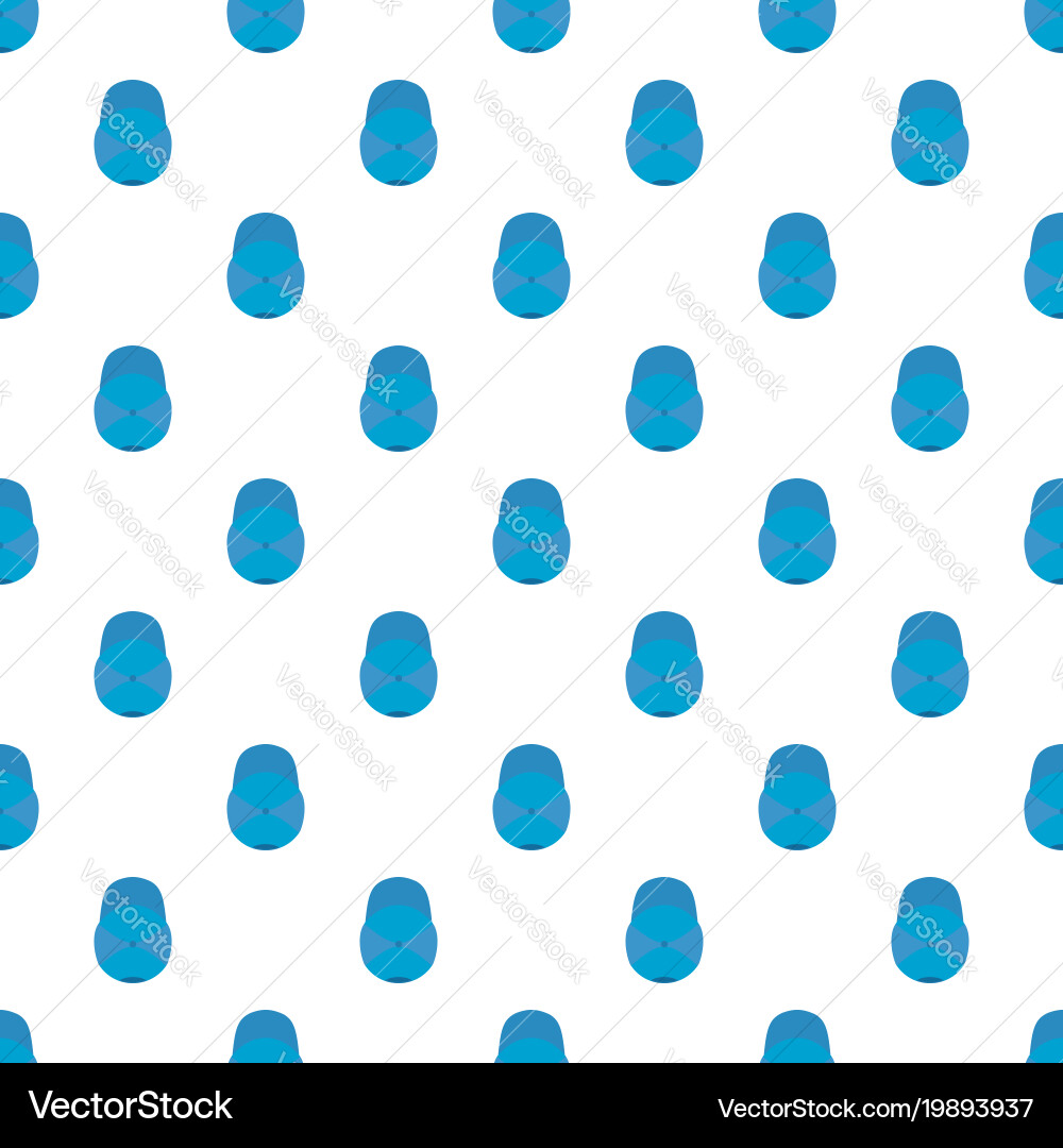Baseball cap pattern seamless Royalty Free Vector Image