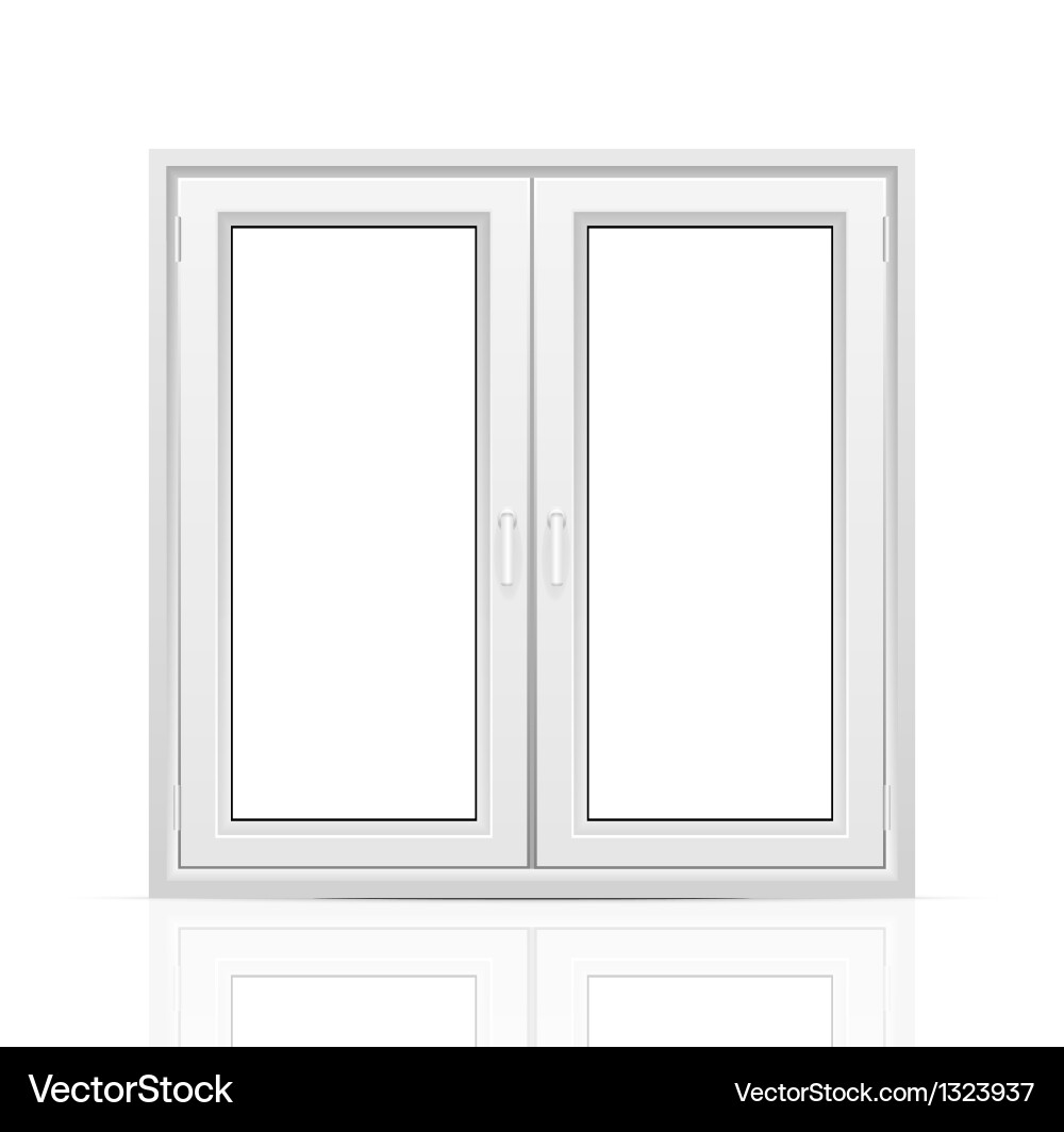 Closed window Royalty Free Vector Image - VectorStock