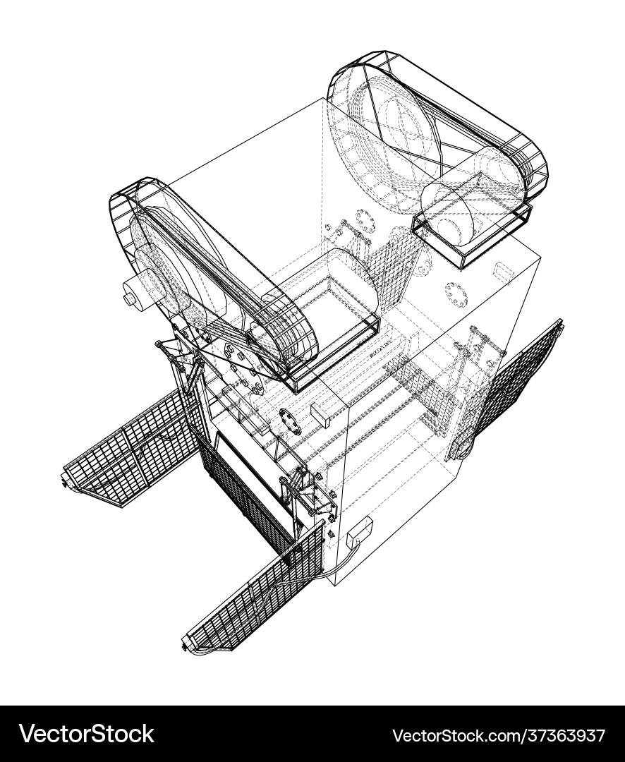Powerful press Royalty Free Vector Image - VectorStock