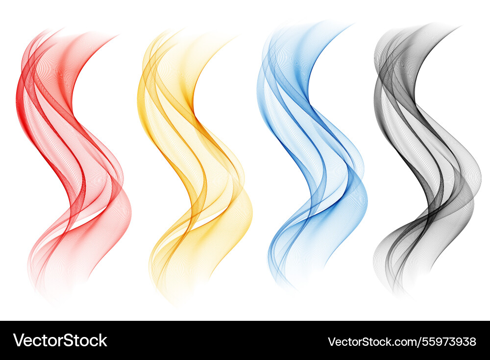 Abstract background transparent waved Royalty Free Vector