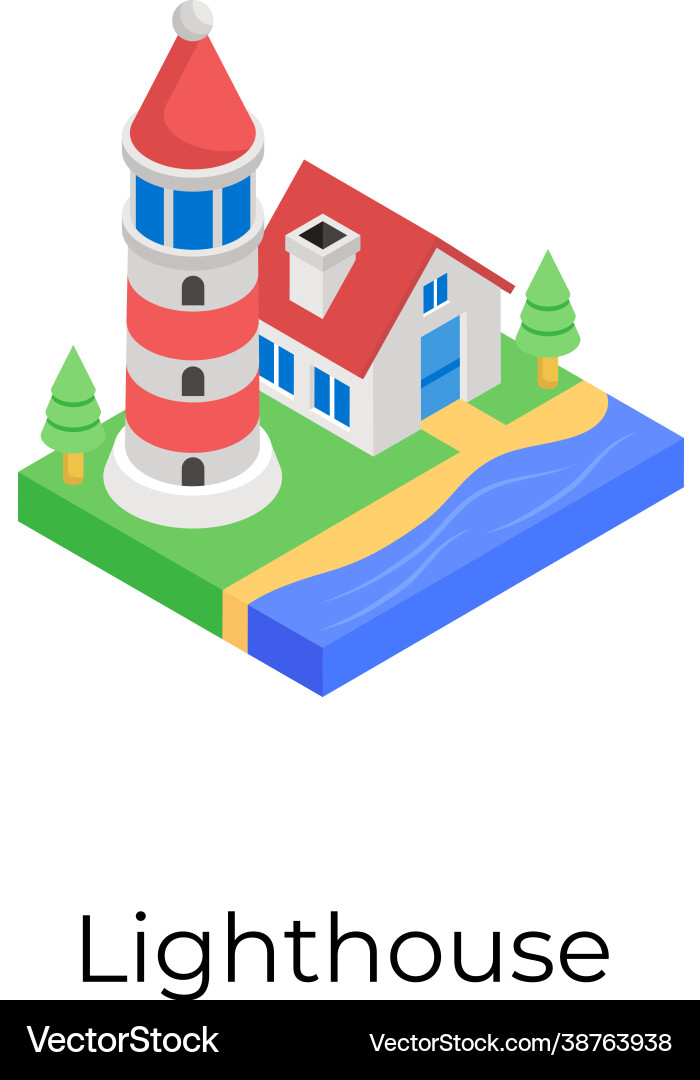 Lighthouse Royalty Free Vector Image - VectorStock