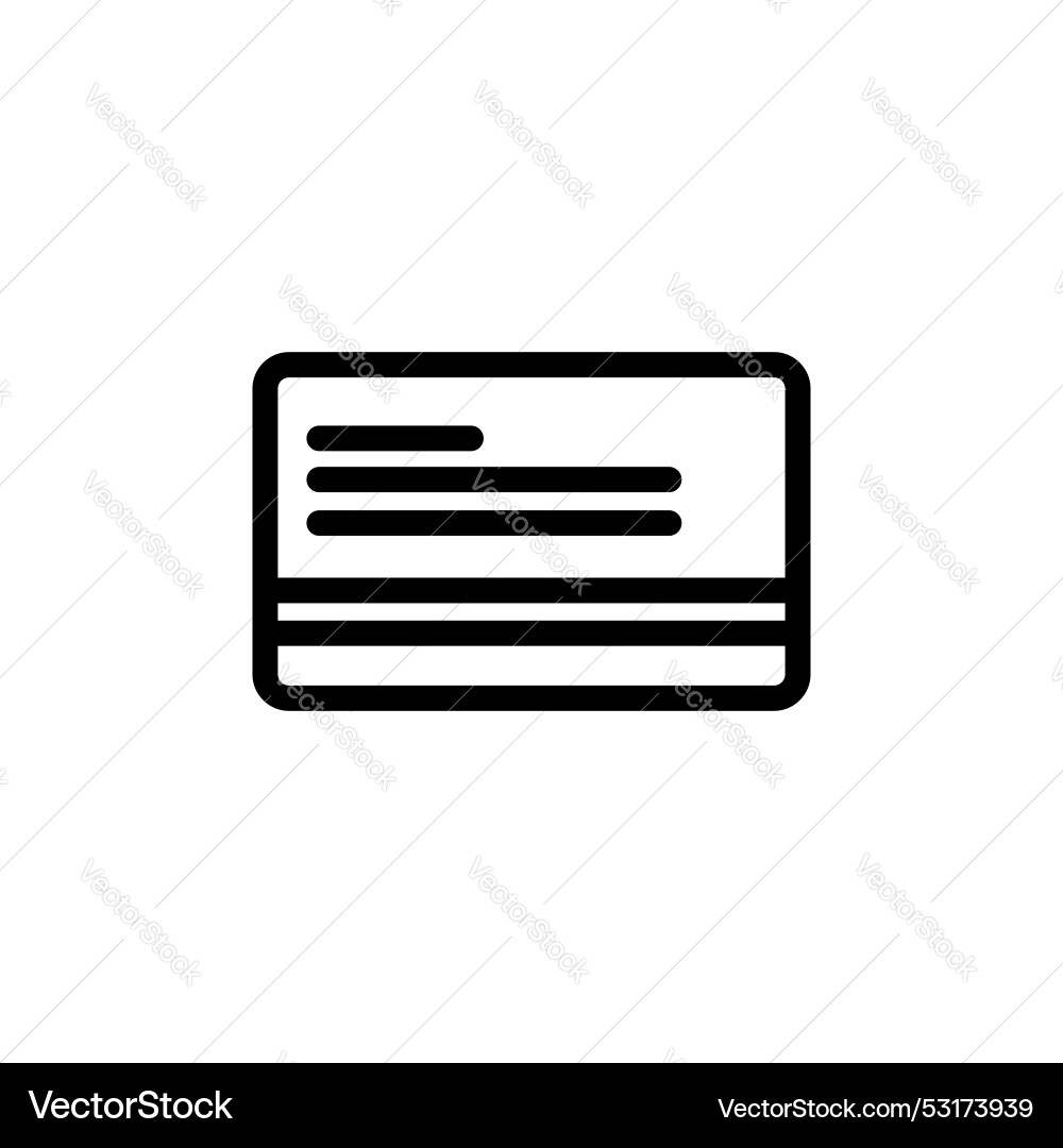 Credit card icon set atm debit payment Royalty Free Vector