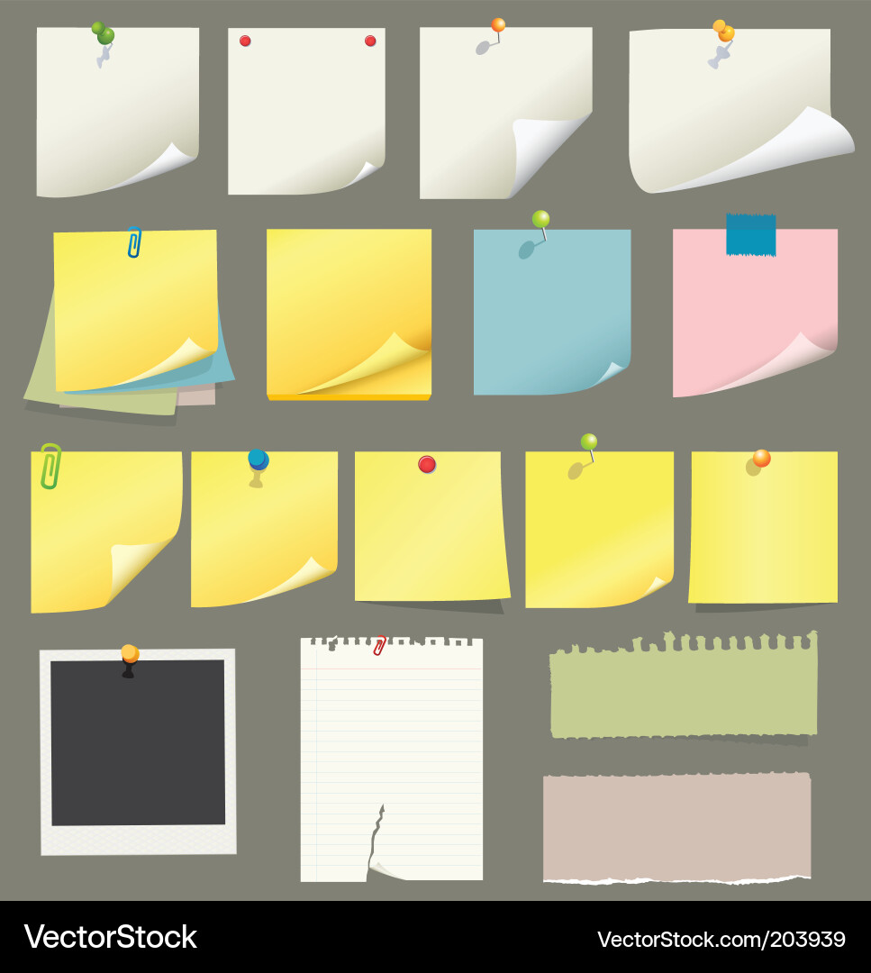 Blank Note Vector Images (over 110,000)