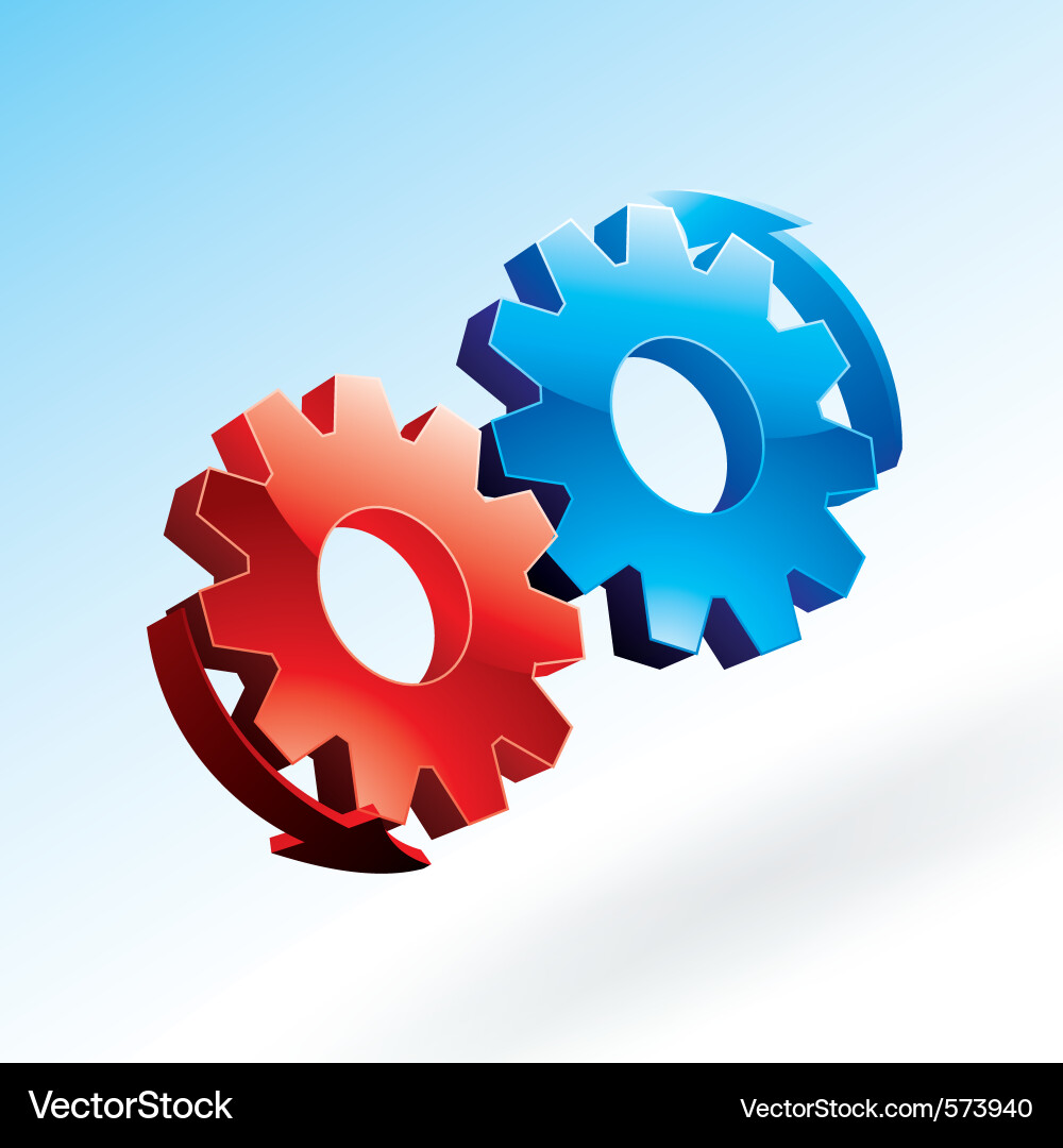 Gears Royalty Free Vector Image - VectorStock