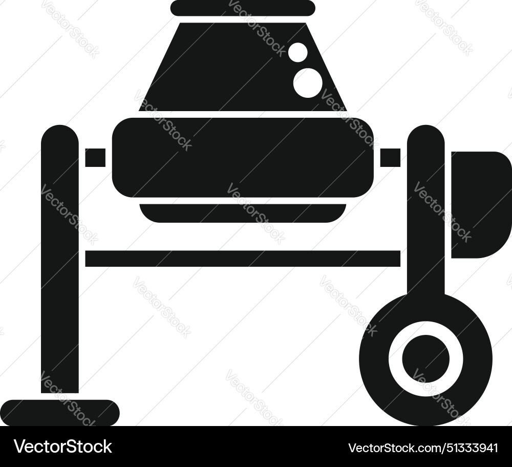 A simplified black concrete Royalty Free Vector Image