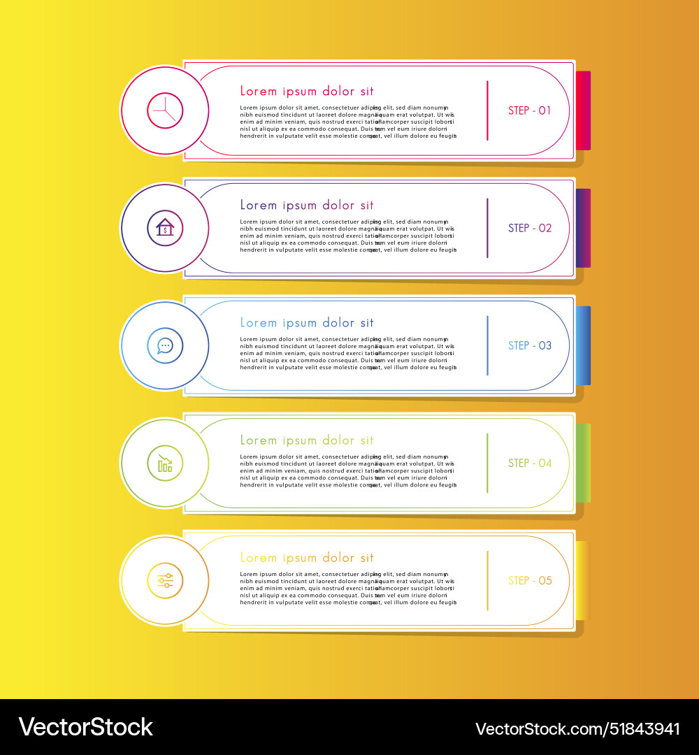 Creative infographic template design brand info Vector Image