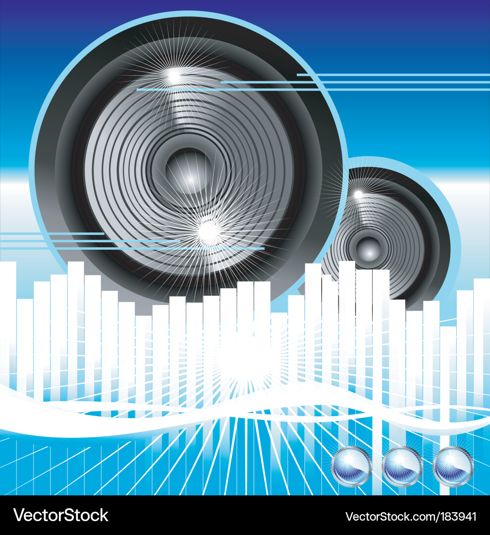Music equalizer background Royalty Free Vector Image