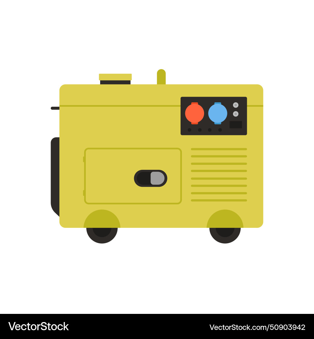 Electric generator transformer Royalty Free Vector Image