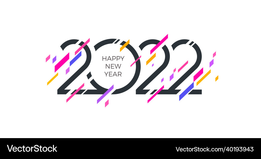 2022 new year logo Royalty Free Vector Image - VectorStock