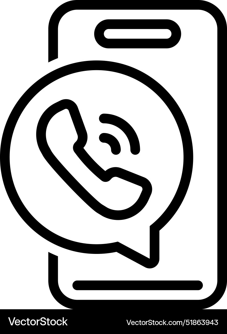 Calling Royalty Free Vector Image - VectorStock