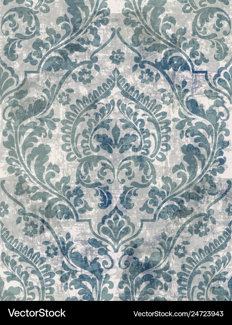 Royal baroque texture pattern floral Royalty Free Vector