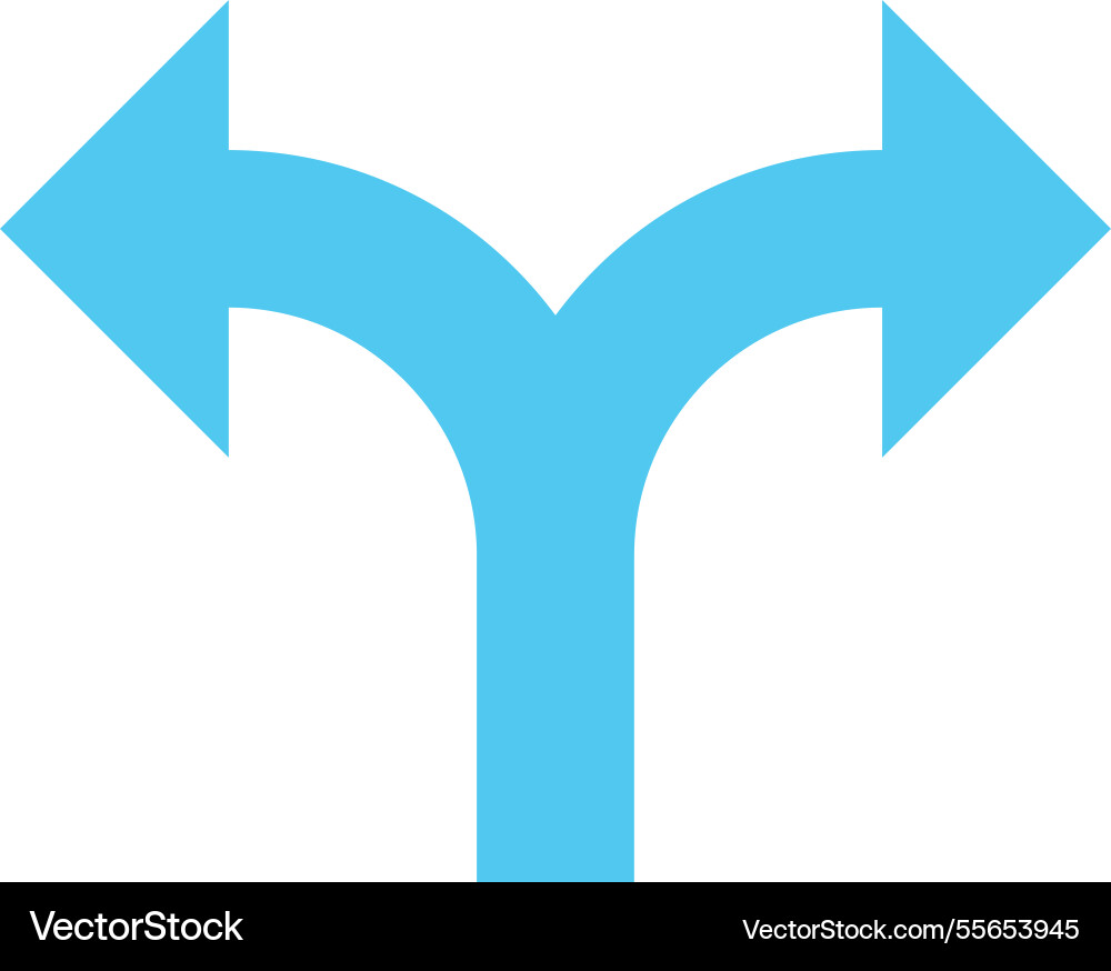 Arrow flat web icon concept Royalty Free Vector Image
