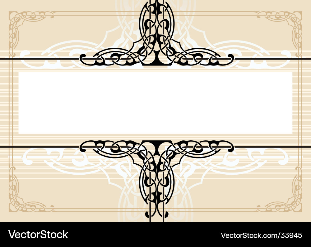 Elegant Antique Frame Royalty Free Vector Image
