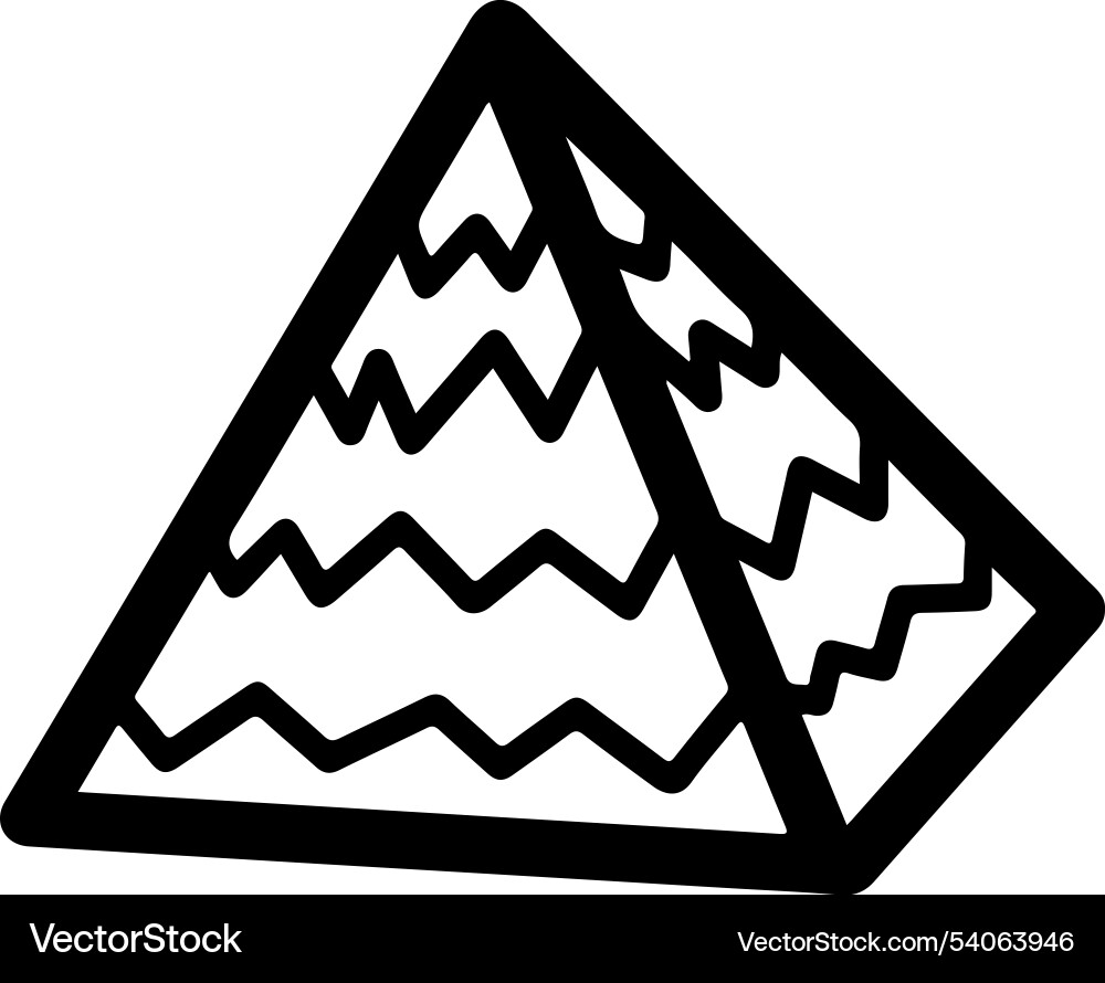 Pyramid Royalty Free Vector Image - VectorStock
