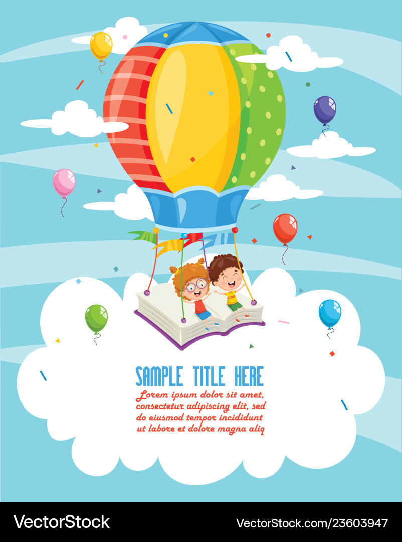 Children background Royalty Free Vector Image - VectorStock