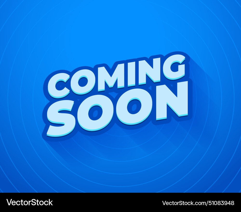 Coming soon marketing template for new store Vector Image