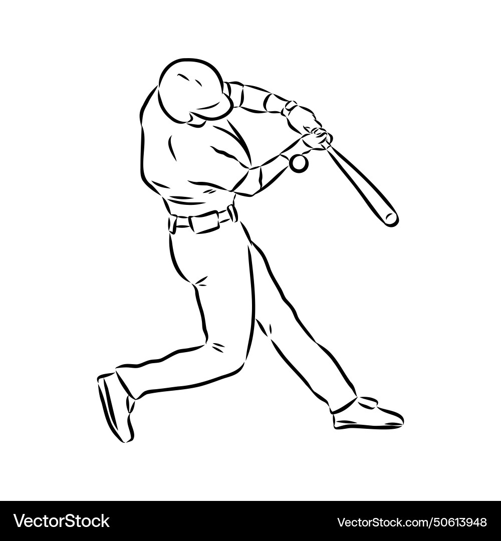 Doodle style baseball and glove in format Vector Image